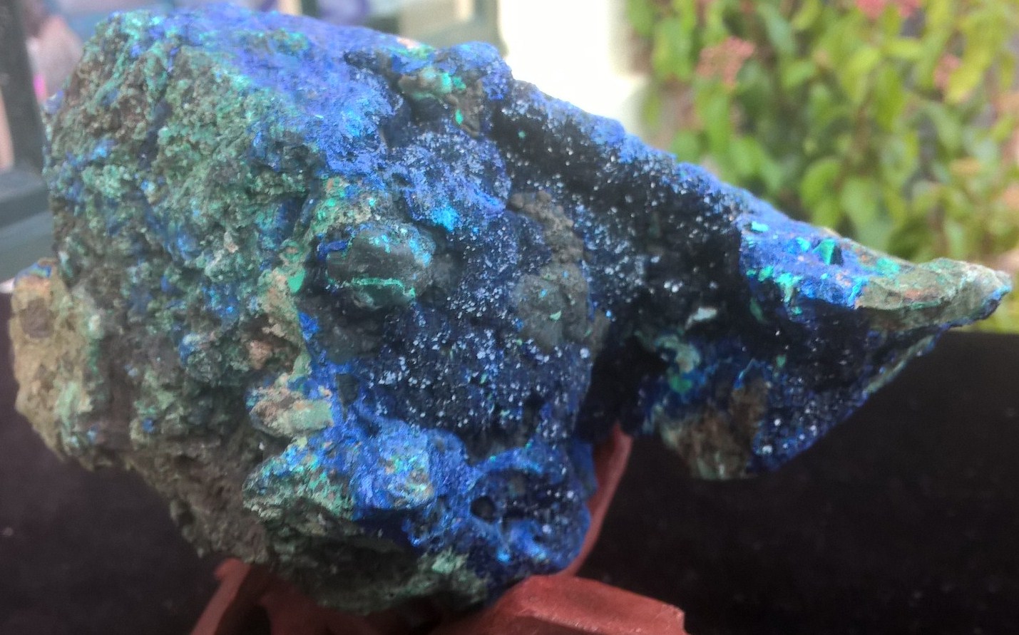 Mineraal om :: Waarom edelstenen :: Azuriet Malachiet ruw en grillig